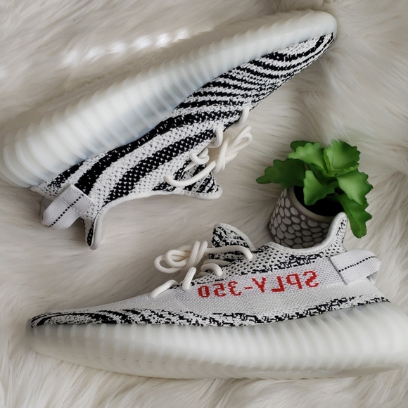 Yeezy | Shoes | Adidas Yeezys Boost 35 Zebra Sneakers | Poshmark